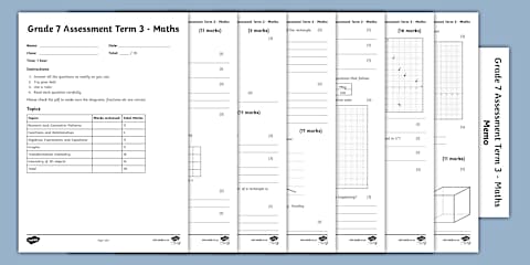 Functions and Relationships: Completing Flow Diagrams – Grade 7