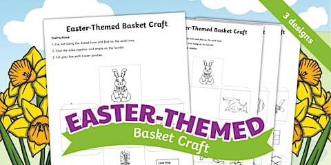 Easter Basket Craft Activity