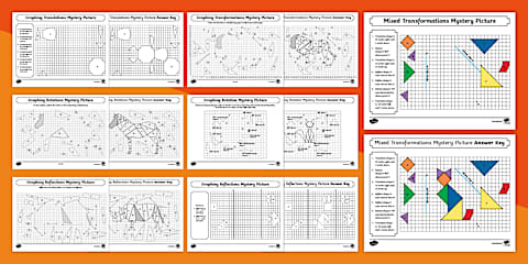 Eighth Grade Reflections on the Coordinate Plane Lesson Pack