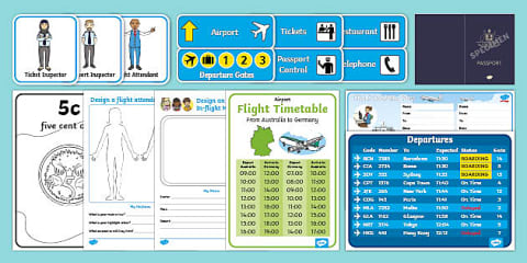 Australian Passport Activity Template - Parents - F-2