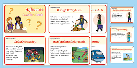 Guided Reading Inference Activities | Printable Task Cards