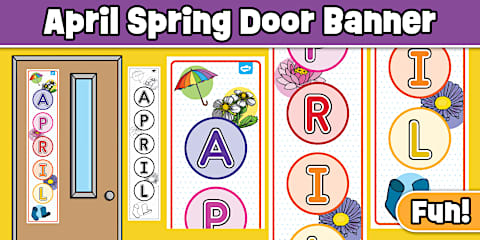 December Winter Classroom Door Decoration Banner
