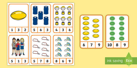 Australian Rules Football Ball Display Paper Craft