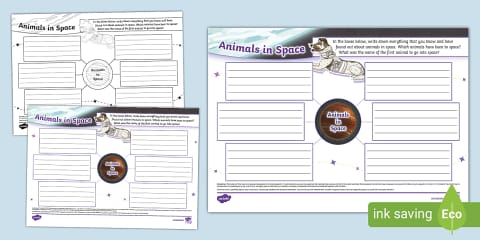 Animals in Space Fact File Template