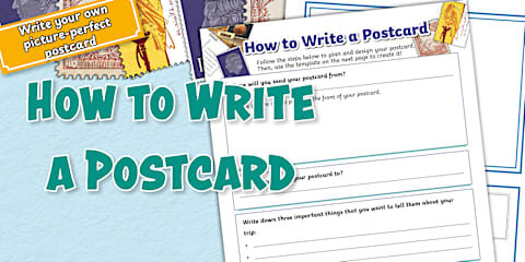 Features of a Postcard Labelling Activity