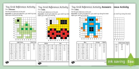 Emoji Coordinates in the First Quadrant Activity Pack