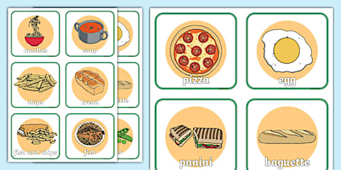 Healthy and unhealthy food flash cards | Twinkl