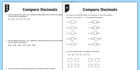 Decimal Word Problems Worksheet | Year 6 Maths | Twinkl