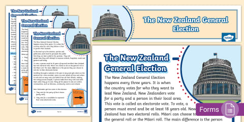 NZ Elections Activity Pack