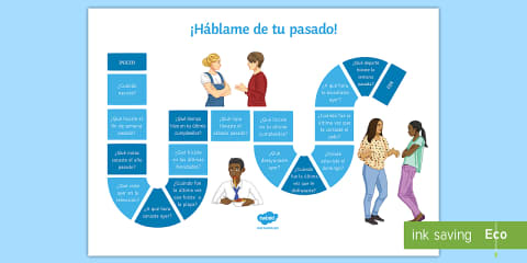 Preterite Tense Common and Useful Spanish Verbs Mat