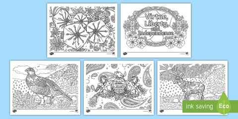 Pennsylvania Read, Trace, Write, and Color Worksheet
