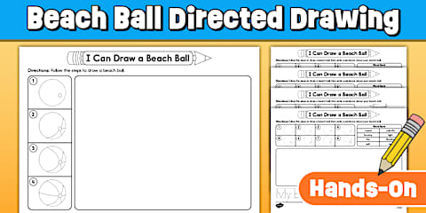 Lemonade Directed Drawing | Printable Draw and Write Worksheets