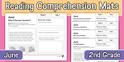Second Grade June Morning Work Pack