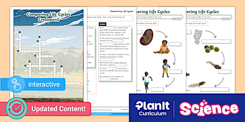 Stepping into Science: Year 5: Spring: Block 3: Life Cycles: Steps 1 to 4