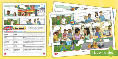 Spanish: Basic Phrases Activity Sheet