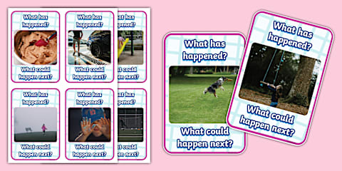 What Will Happen Next? Prediction Cards