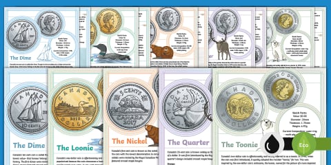 Life-Size Canadian Coin Cut-Outs