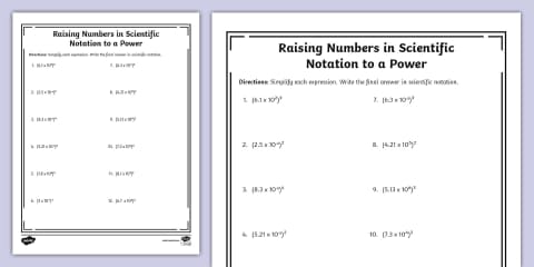 Eighth Grade Multiply Numbers in Scientific Notation
