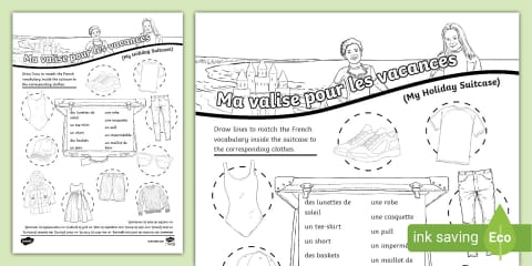 Summer Fun in the Holidays Activity Pack French