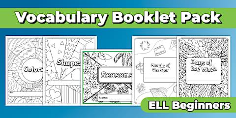 All About Me Activity Booklet for ELL Newcomers
