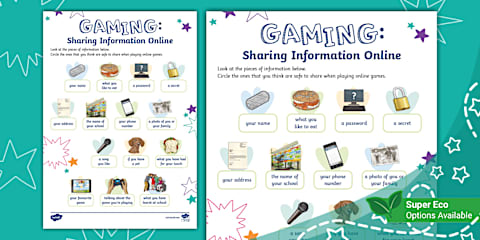 Online Safety Poster Activity