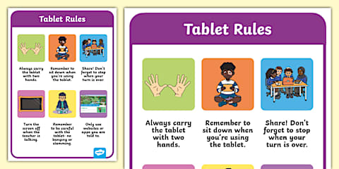 Ipad Rules Poster