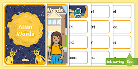 The Phonics Screening Check Race to Space Phase 4 Real and Nonsense ...