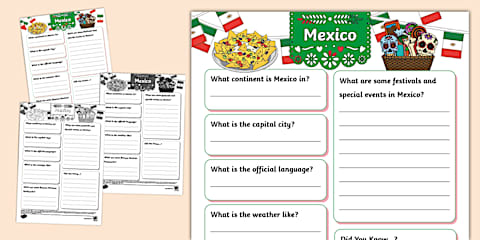 KS1 Mexico Interactive Quiz