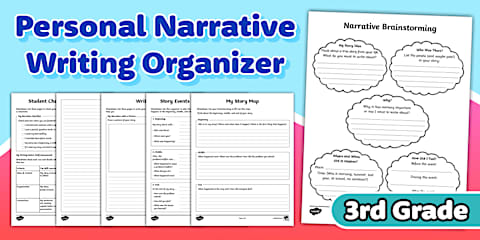 Third Grade Writing Prompts PowerPoint & Google Slides