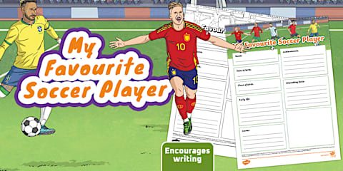 2026 Men's World Cup Players Colouring Bookmarks
