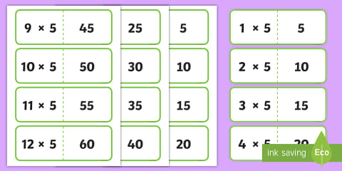 5 Times Table Differentiated Themed Challenge Cards