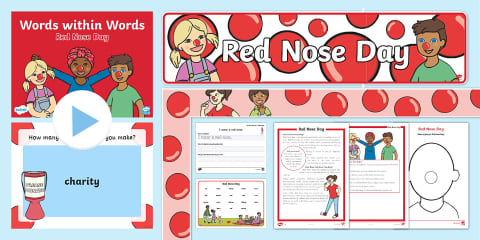 Red Nose Day Display Banner - red nose day, display, banner