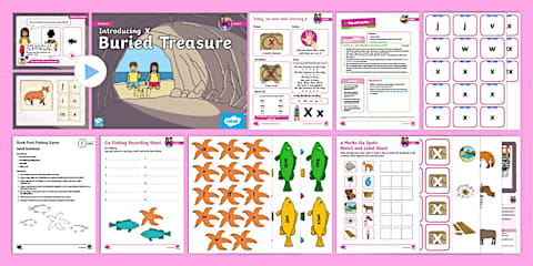 'j, v, w, x' Phonics Lesson Pack - Level 3 Week 1 Lesson 5