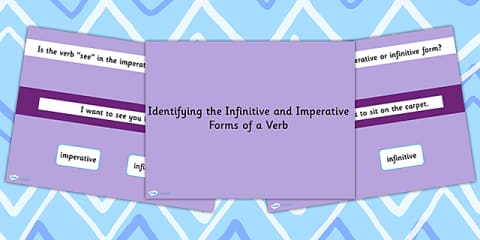 Identifying Infinitives and Infinitive Phrases Worksheet for 6th-8th Grade