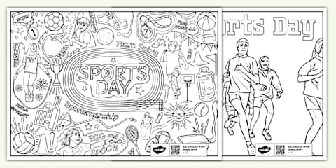Sports Day Themed Editable Poster