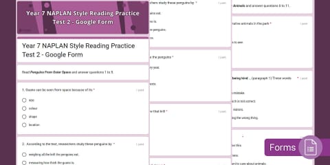 Year 7 NAPLAN Style Language Conventions Practice Test 3