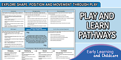 Play & Learn Pathways - Numeracy and Mathematics (Shape, Position ...