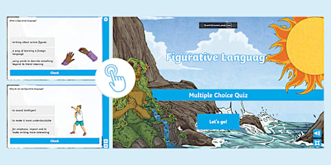 Figurative Language KS2 English Multiple Choice Text Quiz