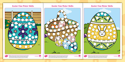 Easter Pencil Control Activity Sheets