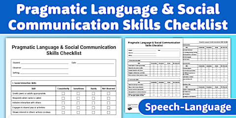 Speech-Language Therapy Goal Bank