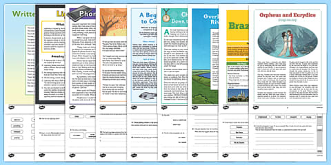Year 5 Reading Comprehension Pack 1 (Ages 9 - 10)