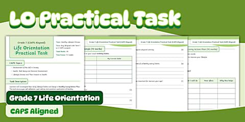 Grade 7 - Life Orientation - Physical Activity Assessment Task (PET ...