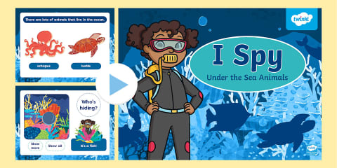 Under the Sea Interactive Click and Learn Digital Picture for PreK-1st ...