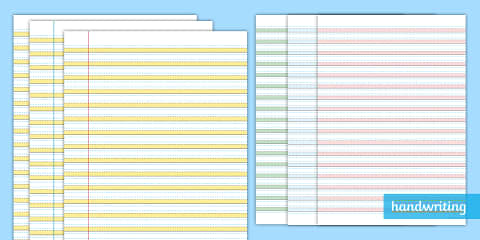 Year 2 Handwriting Lines