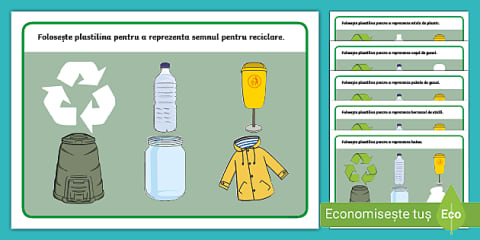 GRATUIT Ecologie și reciclare – Model de planificare săptămânală grupa mică