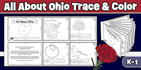 Read, Trace, and Write Memorial Day Sentences Worksheets for K-1st Grade