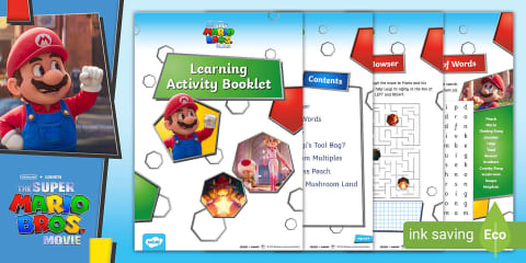 Super Mario Bros.: Learning Activity Booklet [Ages 5-7]