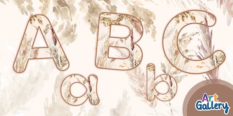 Bubble-Writing Template | Blank Display Lettering | Twinkl