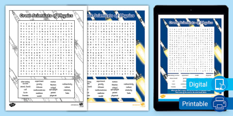 Charles Darwin Word Search for 6th-8th Grade