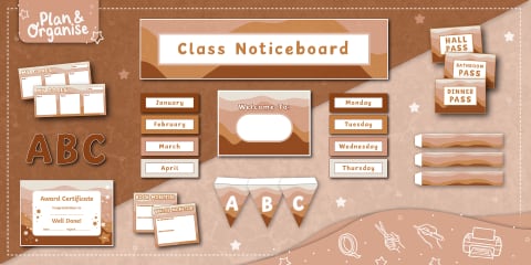 Cactus Classroom Display Pack